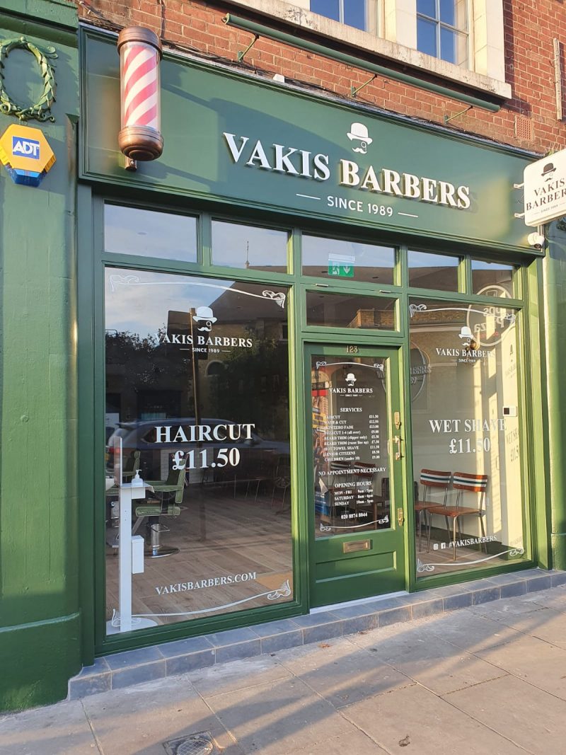 Vakis Barbers – 123 Wandsworth High Street SW18 4JB